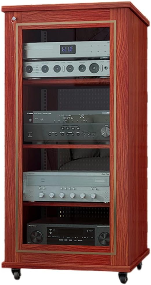 Amazon.com: FIFOR 2-4 Tier Enclosed Audio Tower, Entertainment Center ...