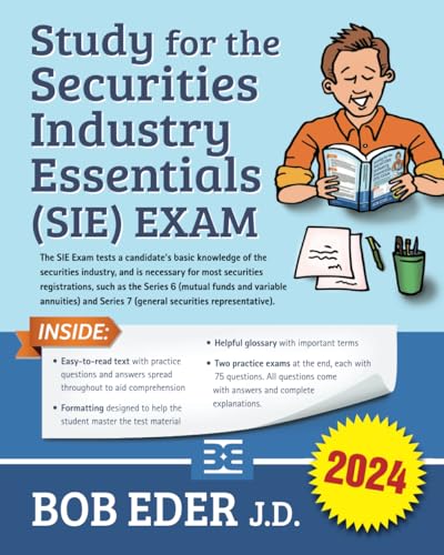 Study for the Securities Industry Essentials (SIE) Exam | Amazon price ...