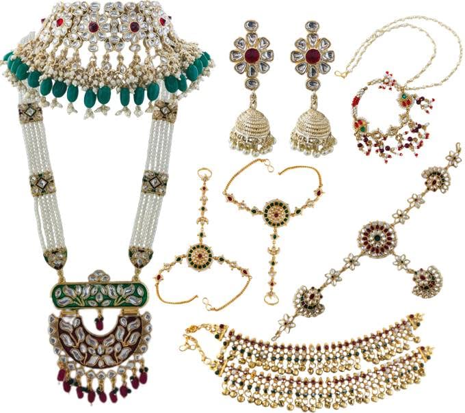 Buy Sattyaki Gold Plated Rajasthani Dulhan Bridal kundan Choker ...