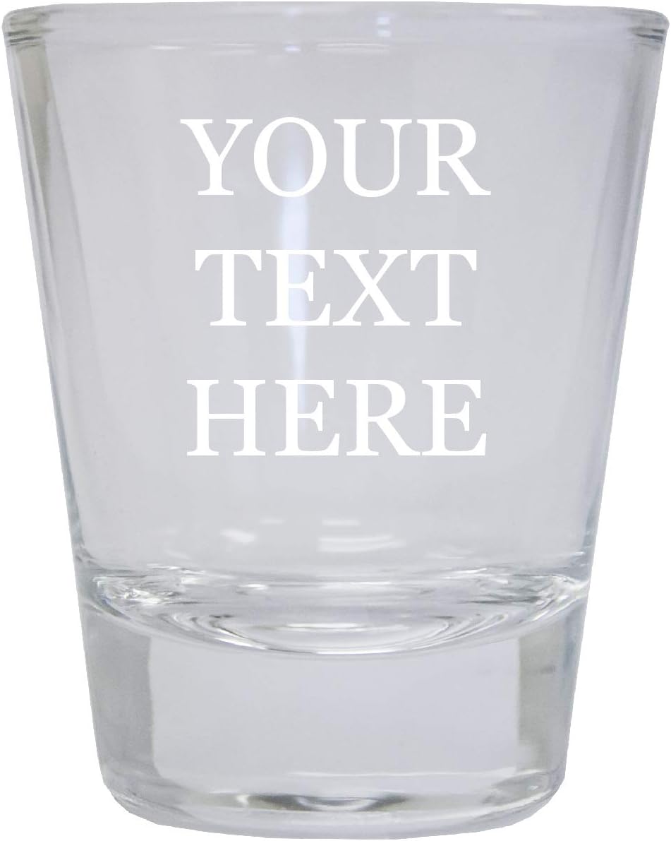 Amazon.com | Customizable 2 Ounce Etched Engraved Round Shot Glass ...
