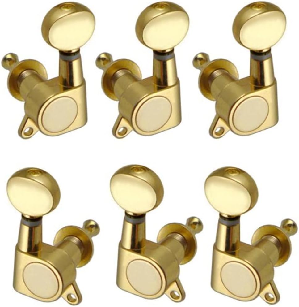 Amazon.com - ZHUHW 6Pcs Golden Enclosed Acoustic Guitar String Tuning ...