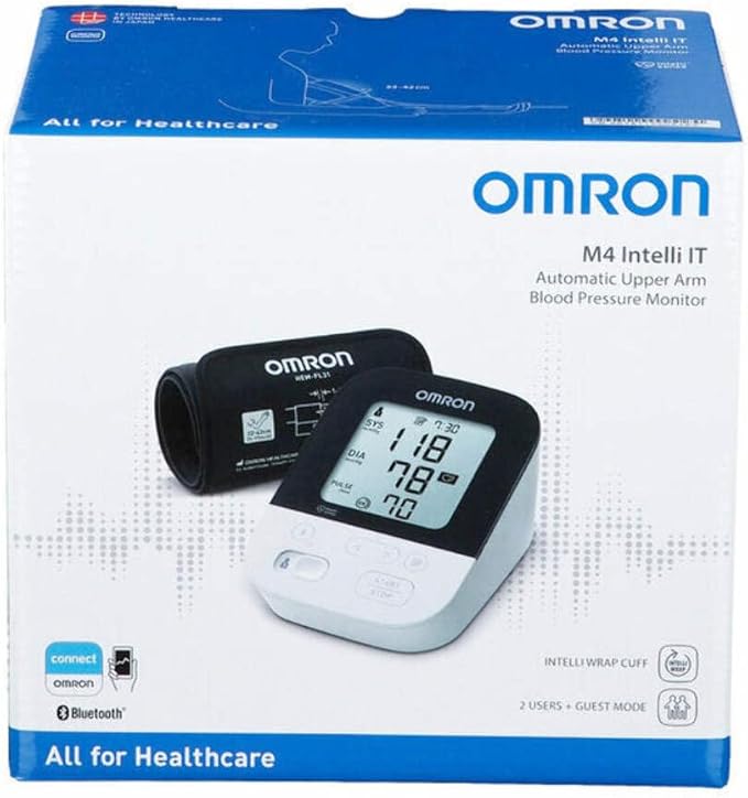 Omron M4 intelli IT with Bluetooth - Arm blood pressure monitor ...