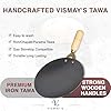 Buy VISMAY'S Pure Iron Tawa with Unique Smooth Edges - First Time in ...