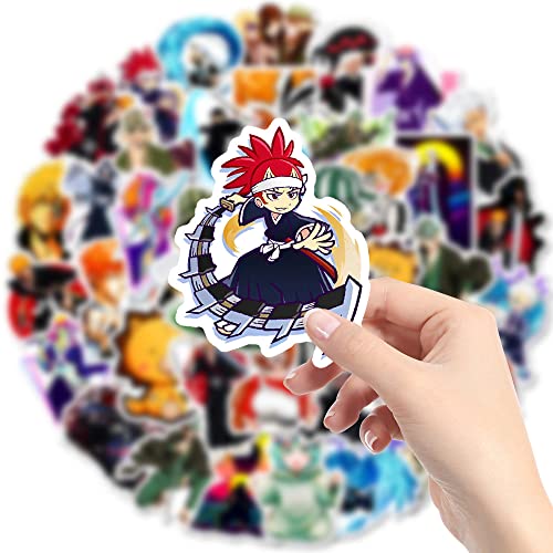 50 Pcs Anime Bleach Stickers for Laptop,Bumper,Skateboard,Water Bottles ...