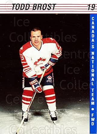 Amazon.com: (CI) Todd Brost Hockey Card 1991-92 Alberta International ...