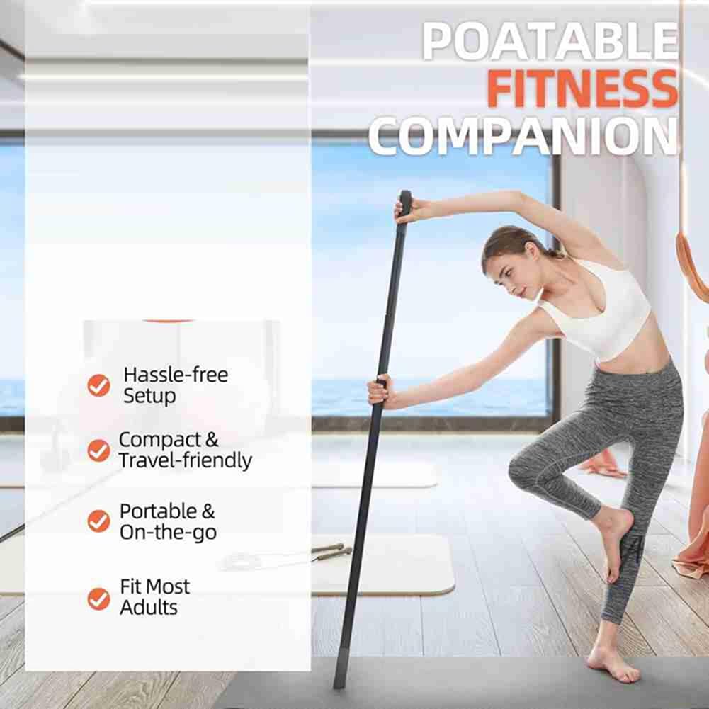 5 Ft Stretching Stick Yoga Stick Stretching Flexibility Cross ...