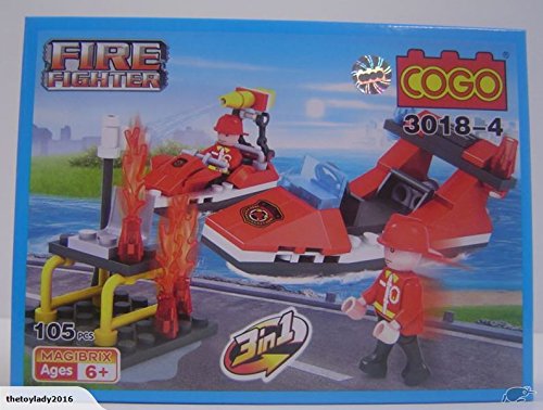 Buy ToysBuggy Cogo Fire Fighter Block Set - 3018-4 Online at Low Prices ...