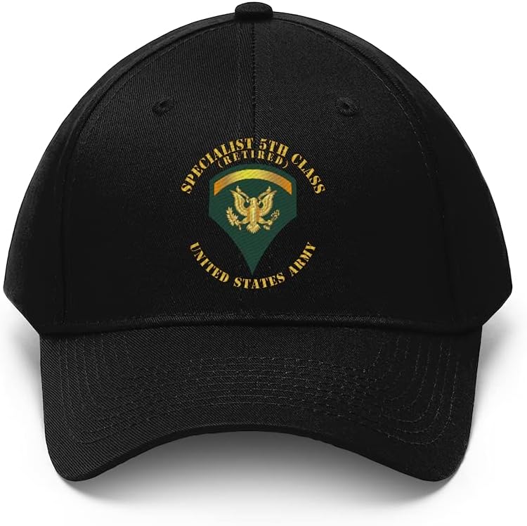 MIP Army - Specialist 5th Class - SP5 - Retired - Hats at Amazon Men’s ...