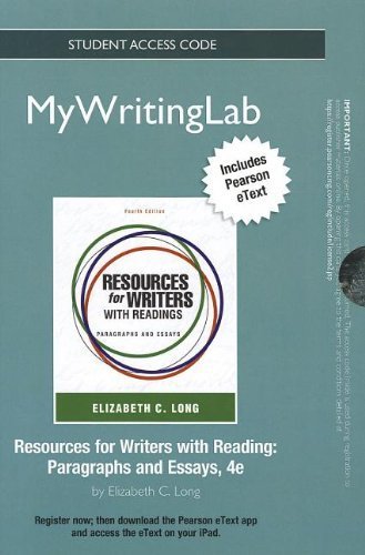 NEW MyWritingLab with Pearson eText - Standalone Access Card - for ...