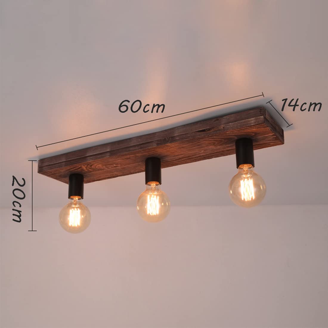 Rectangle Ceiling Light Vintage Workbench