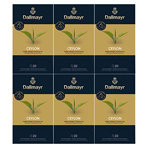 Dallmayr Teepyramide Ceylon, 6er Pack (6 x 50 g) : Amazon.de ...