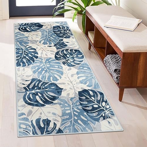 Amazon.com: Wonnitar Tropical Washable Runner Rug 2x4.3, Non-Slip ...