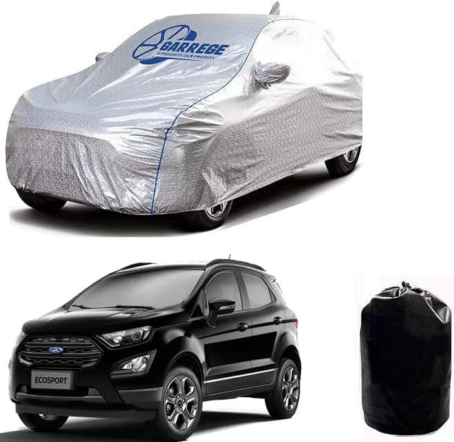 GARREGE Waterproof Car Body Cover for Ecosport with Mirror & Antenna ...