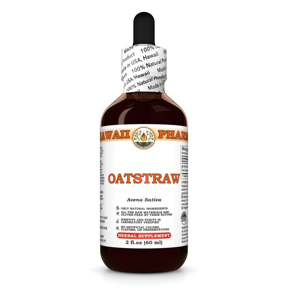 Amazon.com: Oat Straw Alcohol-Free Liquid Extract, Organic Oats Straw ...