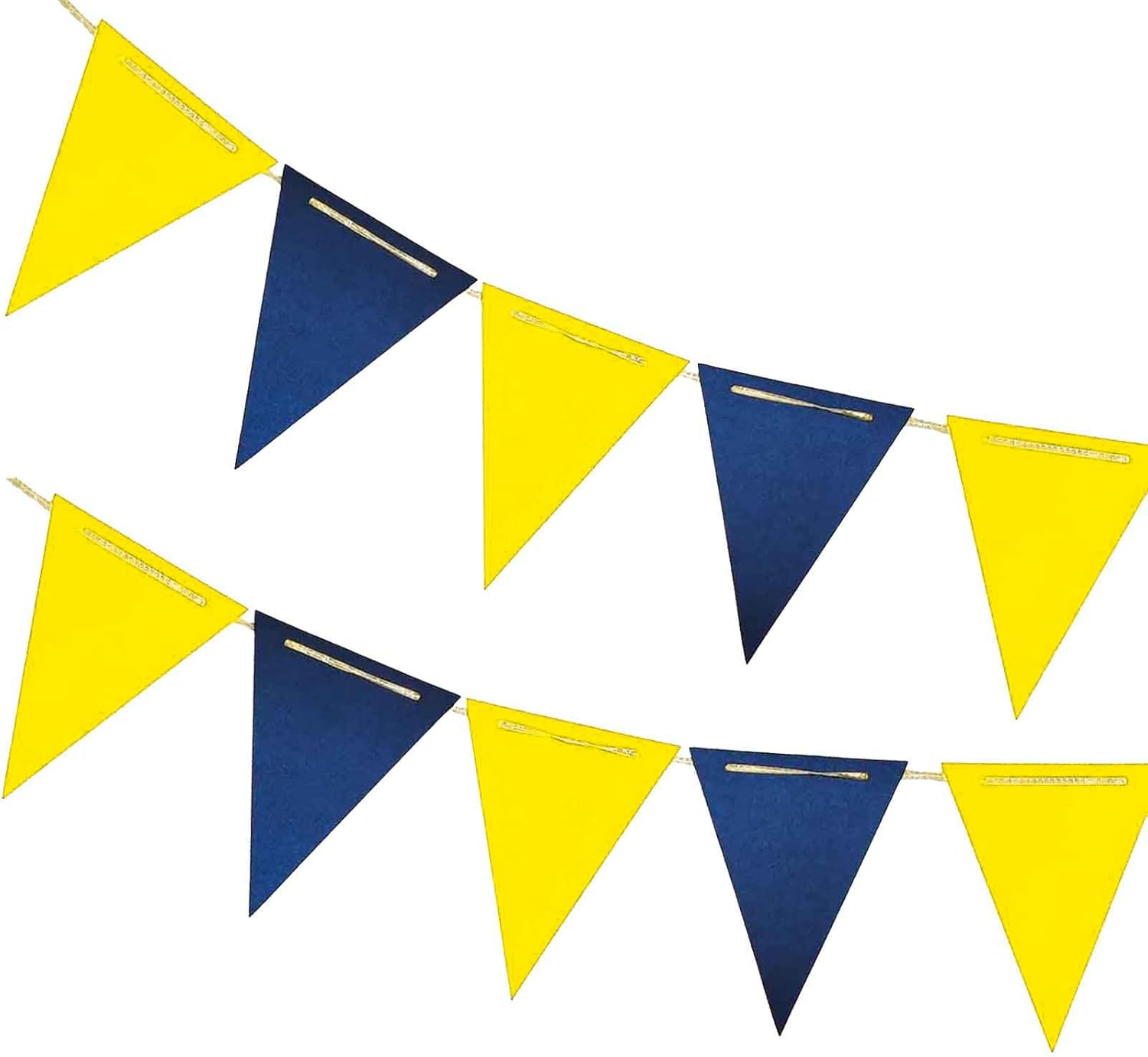 Amazon.com: We Moment Yellow and Blue Pennant Banner,Blue and Yellow ...