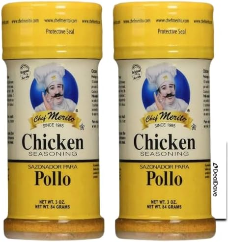 Amazon.com : Chef Merito chicken Seasoning (Pollo) 3oz (2 pack), with ...