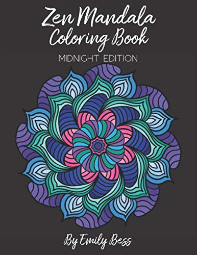Zen Mandala Coloring Book: Adult Coloring Book for Relaxation | Hand ...