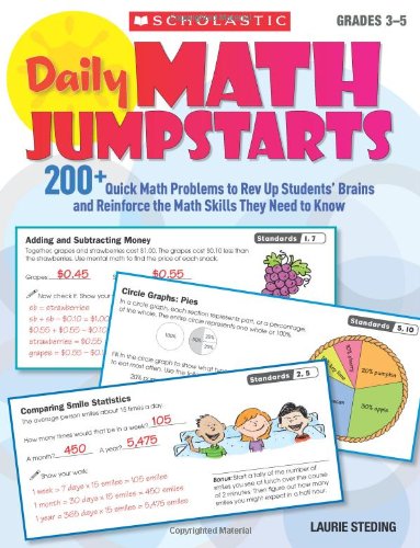 Amazon.com: Daily Math Jumpstarts: 200+ Quick Math Problems to Rev Up ...