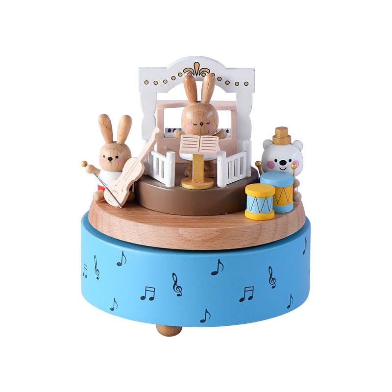 Woodylands Music Box. Bunny's Concert. Tennessee's Waltz Tune | D.11cm ...