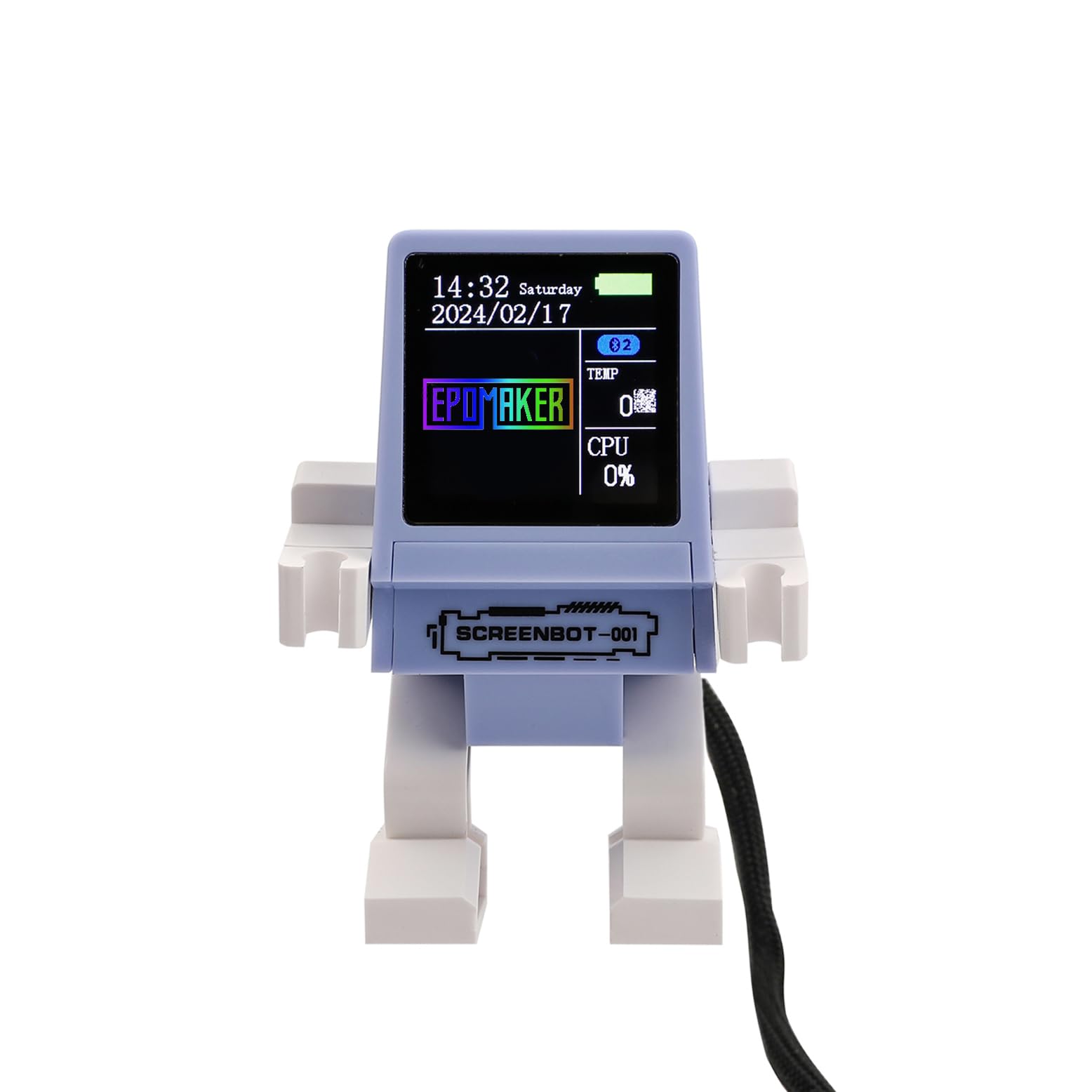 EPOMAKER RT100 Screenbot, 1.3 Inch Mini TV Display Screen, Only for ...