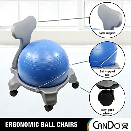 Snapklik.com : CanDo Childrens Ball Chair - Inflatable Ergonomic Active ...