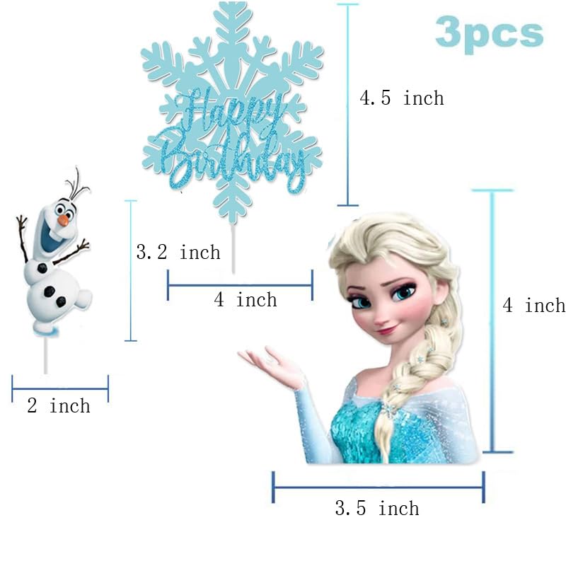 Frozen Printable Cake Topper Designs Frozen Printable Cake Topper PDF ...