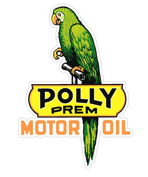 Amazon.com: FITS VINTAGE POLLY Motor Oil GASOLINE GAS PUMP PETROLEUM ...