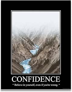 Inspirational Wall Art Co. - Confidence | Demotivational Poster ...