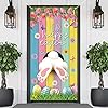 Amazon.com: Easter Door Cover Bunny Egg Rabbit Decor Daisy Decorations ...