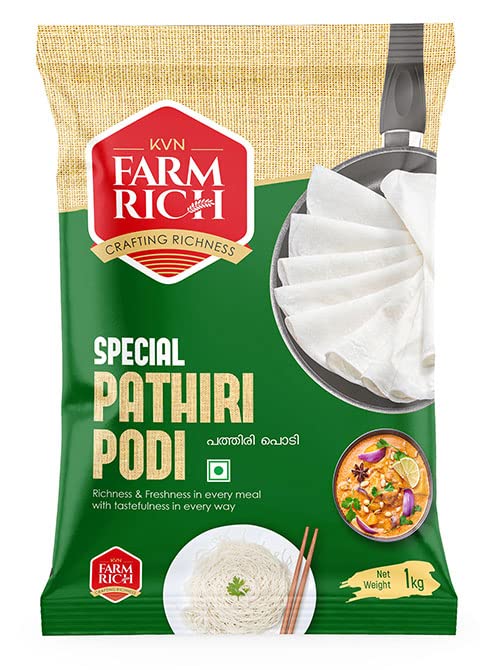 Farm Rich Pathiri podi | Rice Powder | Rice Flour | White Flour ...