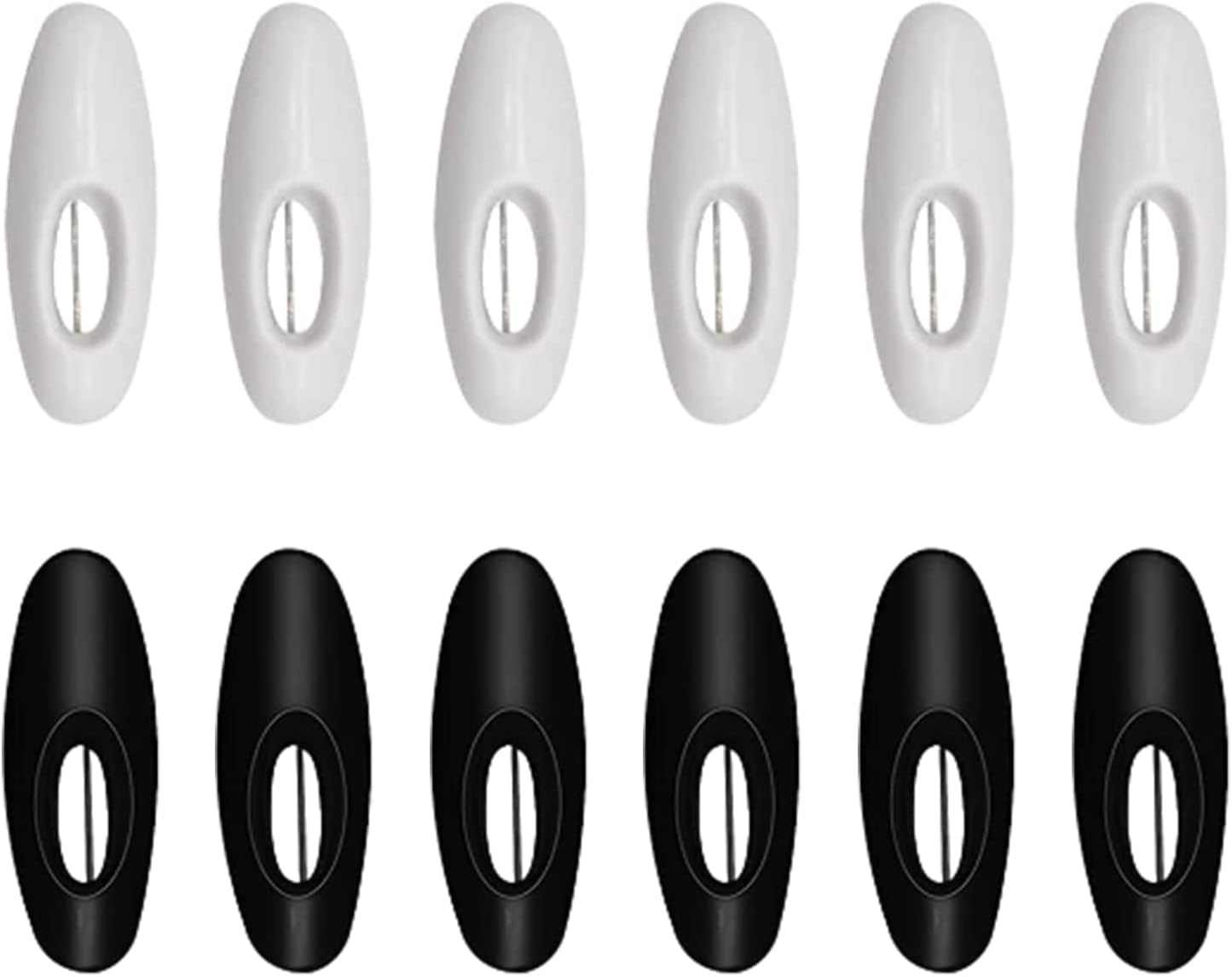 12pcs Hijab Pins,6 White and 6 Black Hijab Sari Pins Hijab Pins Scarf ...