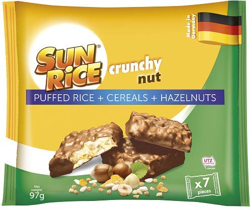 Sun Rice Puffed Rice + Cereal + Hazelnut Crunchy Nut, 97g : Amazon.in ...
