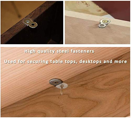 Snapklik.com : (Pack Of 40) Figure 8 Table Top Fasteners