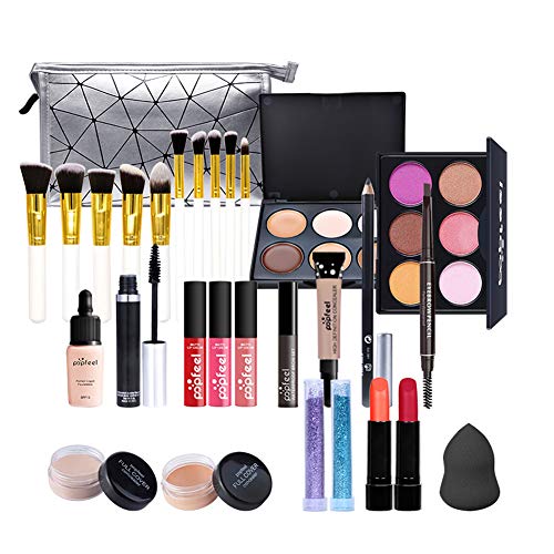 All-in-One Makeup Set Travel Makeup Kits Combination Getting Started ...