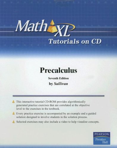 Precalculus (Math XL): Michael Sullivan: 9780131479494: Amazon.com: Books