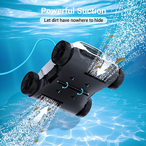 AIPER Robotic Pool Vacuum, Automatic Pool Cleaner with 150W Powerful ...