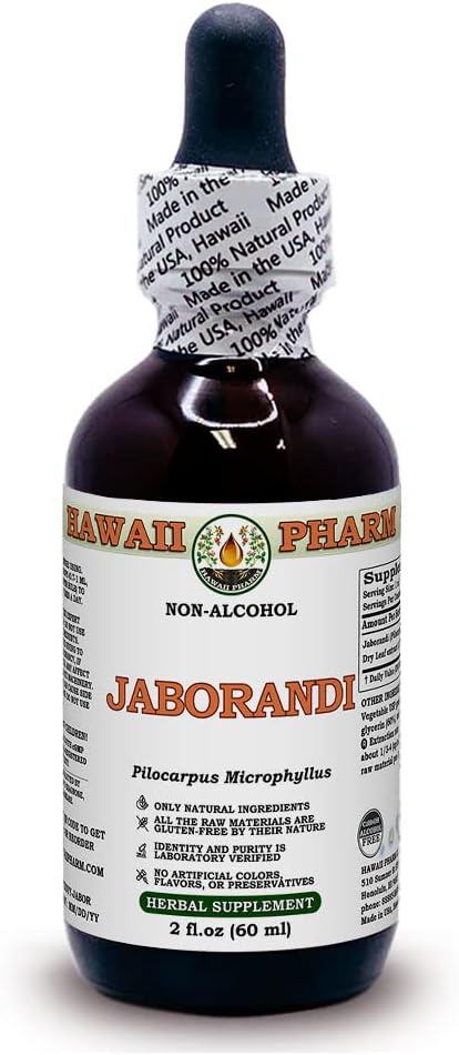 Amazon.com: Jaborandi (Pilocarpus Jaborandi) Tincture Dried Leaf ...