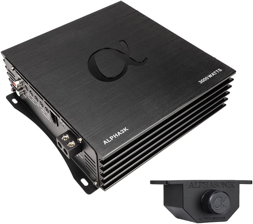 Buy Alphasonik ALPHA3K Alpha Series 3000 Watts RMS Monoblock Car Amp ...