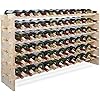 Amazon.com: Smartxchoices 72 Bottles Stackable Modular Wine Rack, 6 ...
