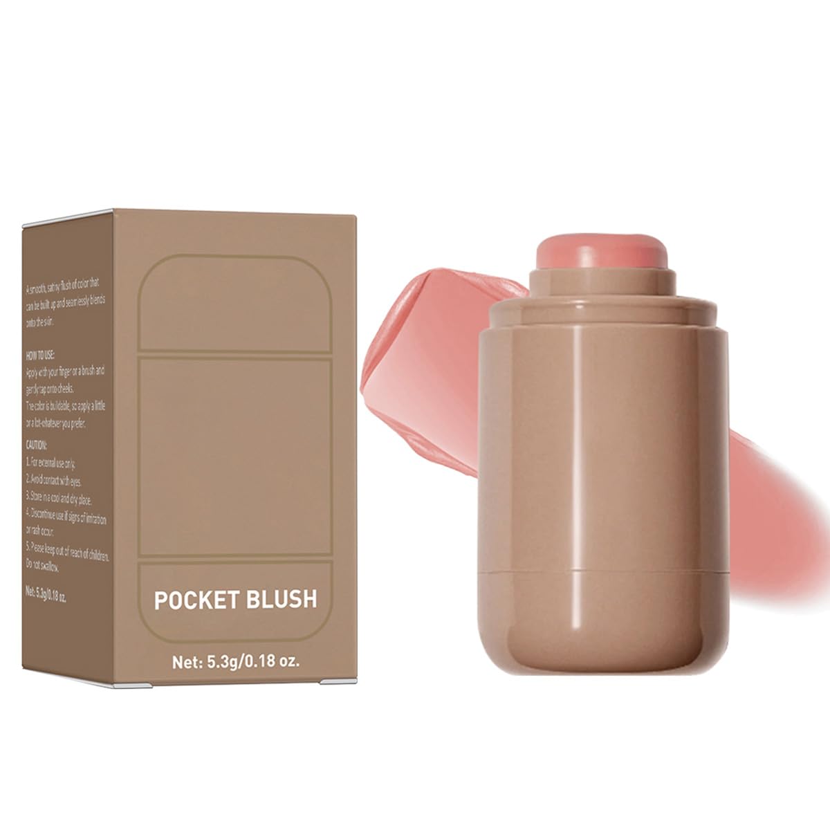 Amazon.com : Cream Blush stick, Natural-Looking Matte Finish Makeup ...
