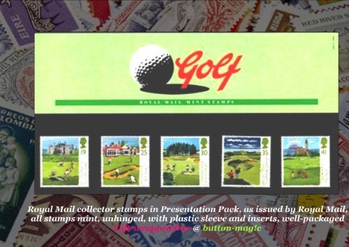 GOLF 1994 Royal Mail Mint British Collector Stamps in Presentation Pack ...