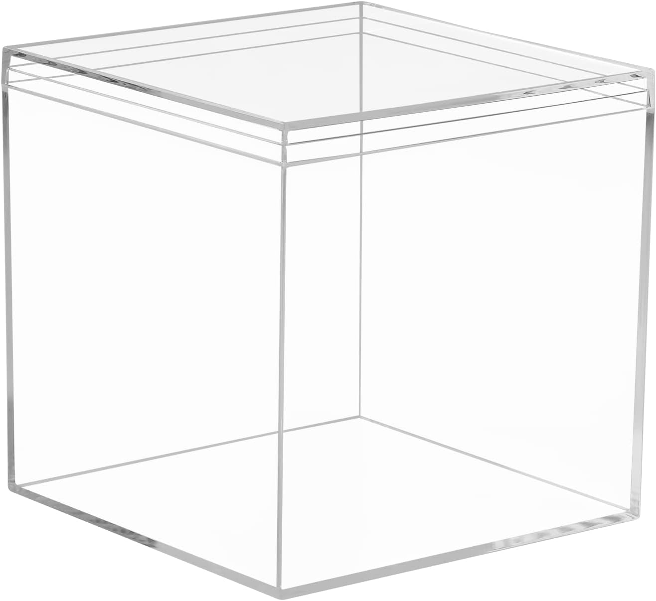 Amazon.com - PROFIKLA 4.7/4/3.3/3/2.5 inch Clear Acrylic Box with Lid ...