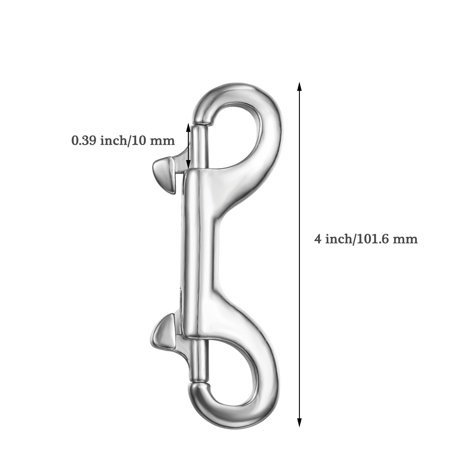 Snapklik.com : GANGUOLA Heavy Duty Double Ended Bolt Snap Hooks 4 Inch ...