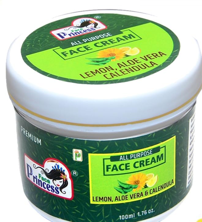 Face Princess Lemon, Aloe vera & Calendula All Purpose Face Cream ...