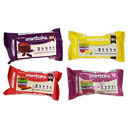 4 Pack Assortment - Smart Baking Company, SmartCake ZERO Carbs, Gluten ...