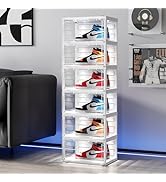 Amazon.com: BROVIEW Smart Shoe Display Box with Led Lights, Clear ...