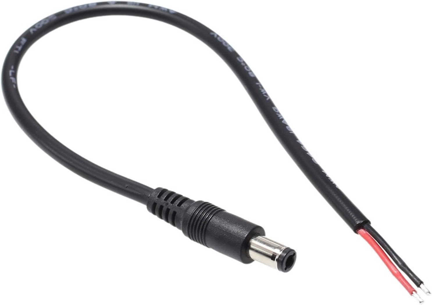 MLWSKERTY Power Pigtails Cable 6.3mmx3.0mm Male Plug to Bare Wire Open ...