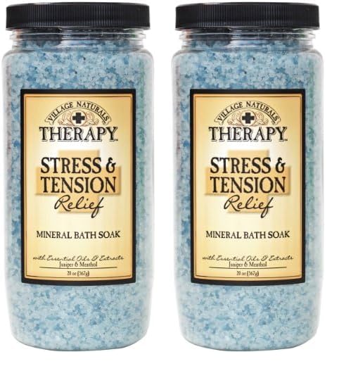 Amazon.com : Village Naturals Mineral Bath Salts Soak, Relief for Joint ...