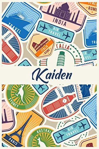 Kaiden: Unique Name Lined Writing Notebook Journal, 120 Pages, 6''x9 ...