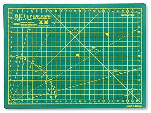 Snapklik.com : Cutting Mat A4 Green, Self Healing Cutting Mat 30x22 CM ...